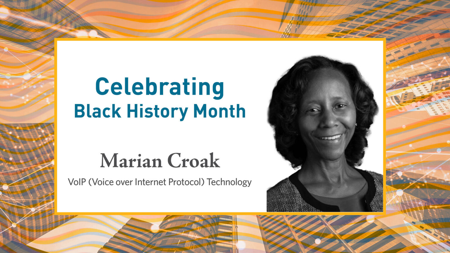 A Tribute to Dr. Marian Rogers Croak - Acentech